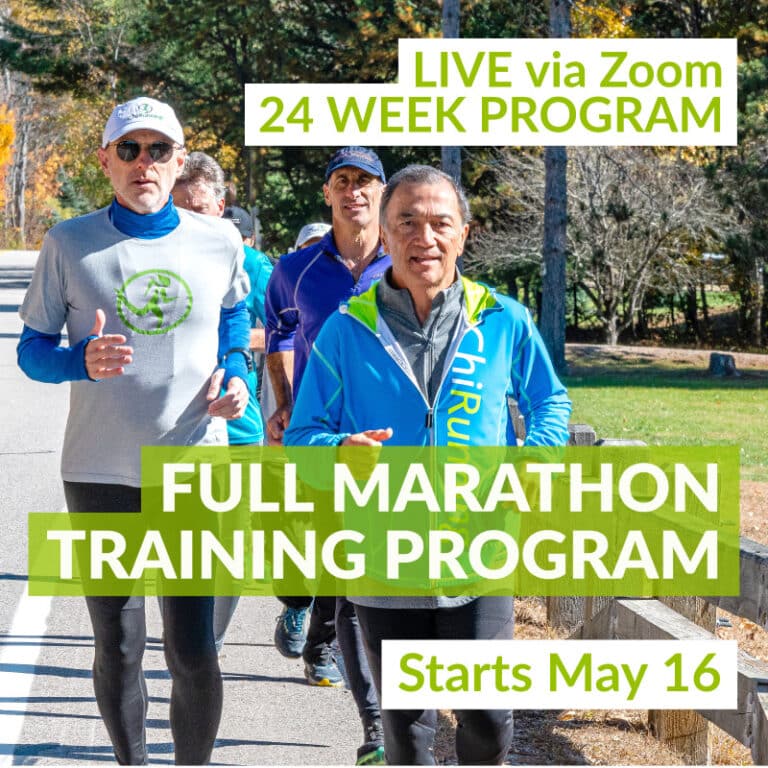 ChiRunning Live: 24-week Marathon Training Program - ChiLiving